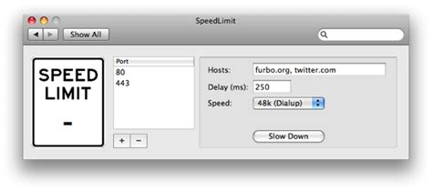Limit Connection Bandwidth With Speedlimit