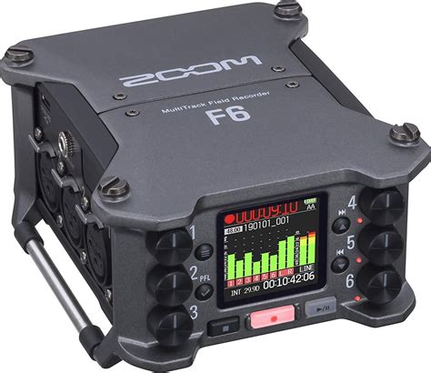 Zoom F6 Field Recordermixer Professional Field Recording Audio For