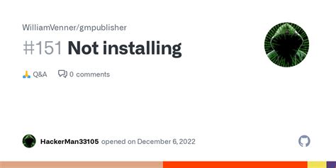 not installing · williamvenner gmpublisher · discussion 151 · github