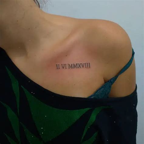 Top 35 Gorgeous Roman Numerals Tattoo Design Ideas