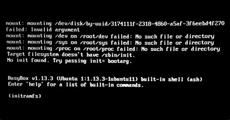 Erro No Boot Linux Initramfs Bruno Costa