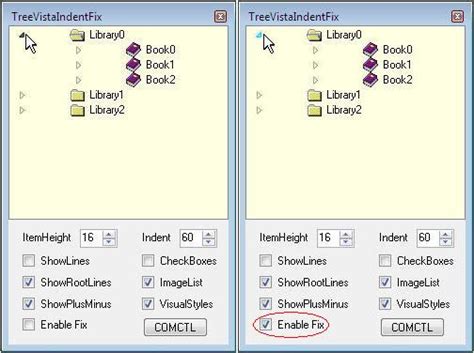 Bugfix Treeview Indentation On Vista And Win7 Codeproject