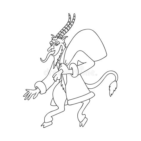 Diablo De Krampus Ilustración Del Vector Ilustración De Krampus 28126263