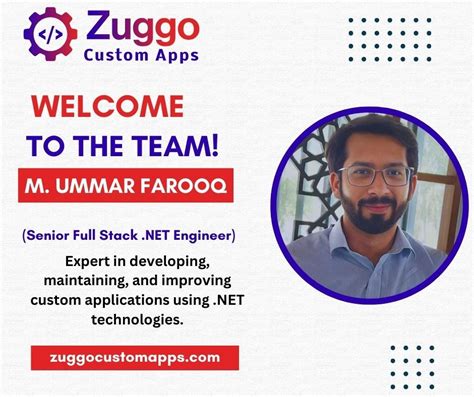 We Welcome Muhammad Ummar Farooq As A Senior Full Stack Developer At