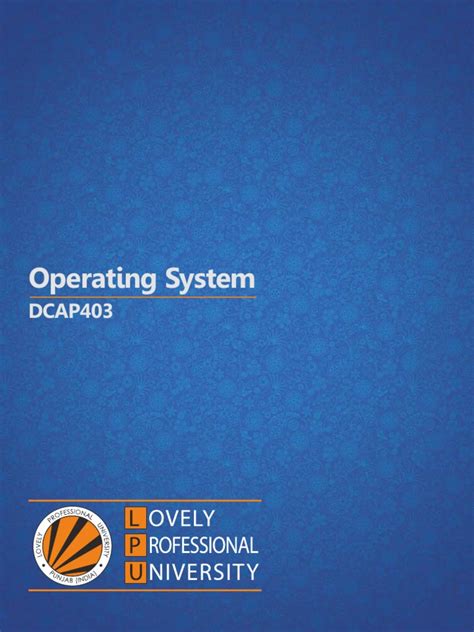 Operating Systems Notes Pdf Operating System Computer Program