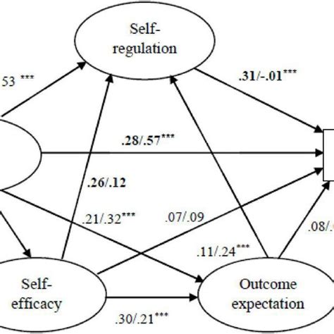 The Multigroup Structural Equation Modeling Sem Across Urban And Download Scientific