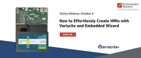Embedded Wizard On Linkedin 🚨 Reminder Our Free Webinar With Variscite Ltd Happens Tomorrow From