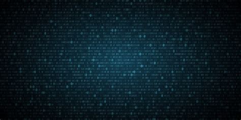 Premium Vector Abstract Glowing Blue Binary Programming Code Background Digital Data High