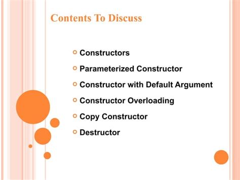 constructor destructor slides ppt