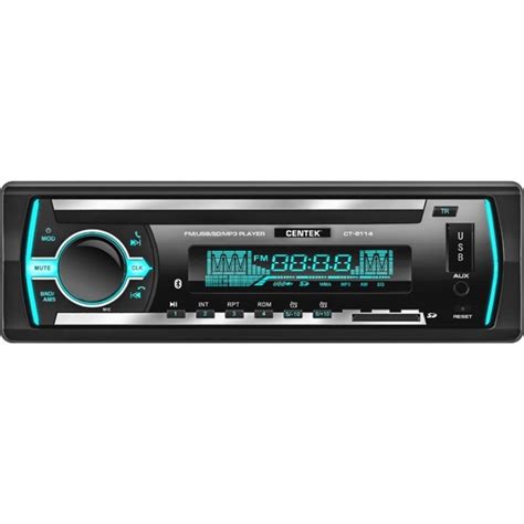 Автомагнитола Centek 4х50 Вт, 7 цветов подсветки, BLUETOOTH, USB, AUX ...