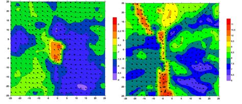 Colored Surface Temperature Maps Scale To The Right In O C And Download Scientific Diagram