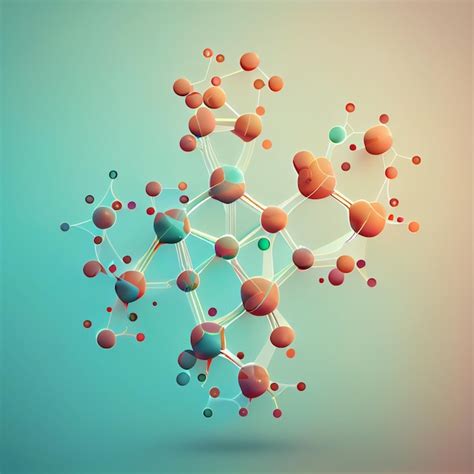 Premium Photo Abstract Connected Line Network Molecule