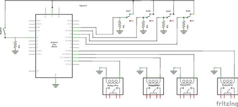 управление 4 Reley Module Аппаратная платформа Arduino