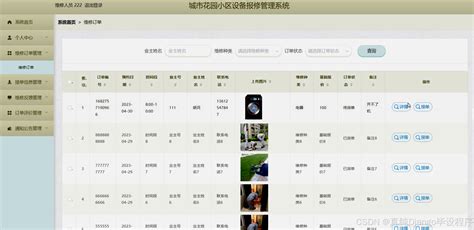 Springboot毕设 城市花园小区设备报修管理系统 程序论文 Csdn博客