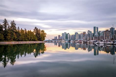 Reflection Of Stanley Park And Downtown Vancouver Photograph By Art