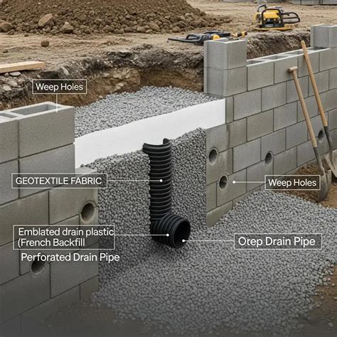 Weep Hole Spacing In Retaining Walls Drainage Solutions Arc Excavation