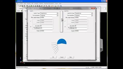 Surfcam Tutorial 3 Axis Multi Cut Toolpath Creation Sequence Youtube