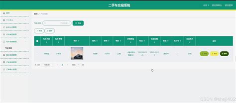 java vue计算机毕设二手车交易系统【源码 开题 论文 程序】 csdn博客