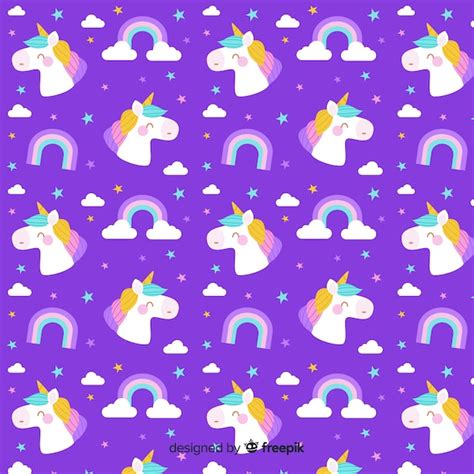 Premium Vector Unicorn Pattern