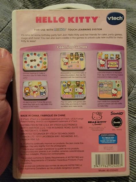 Hello Kitty Mobigo Cartridge Hello Kitty Birthday Par… Gem