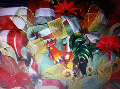 Rooster Wreath