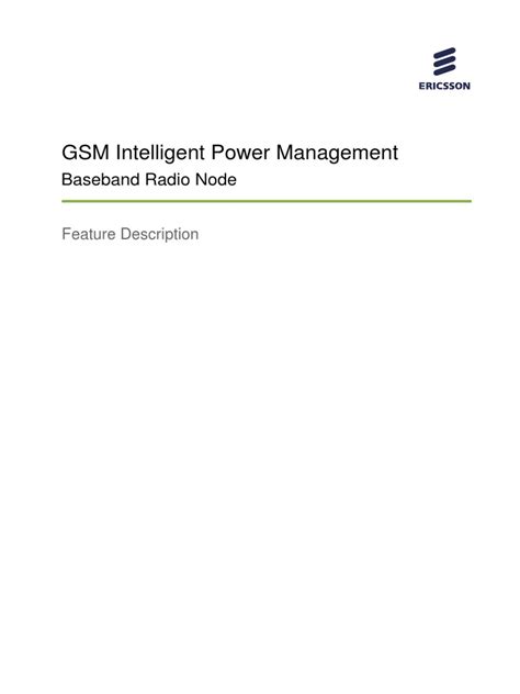 Gsm Intelligent Power Management Pdf Gsm Electrical Engineering