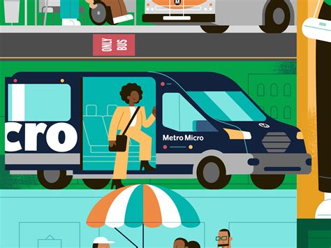 La Metro Illustrations — Down The Street Designs