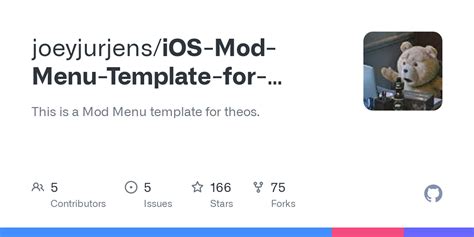 Github Joeyjurjens Ios Mod Menu Template For Theos This Is A Mod