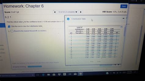 Solved Homework Chapter 6 Score 0 Of 1 Pt 6 2 1 Save 13 Of