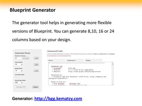 Blueprint Css Framework Pptx