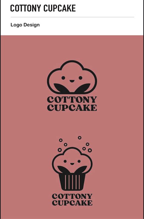 컵케이크 전문 브랜드 코트니컵케이크 로고 디자인 로고 디자인 포트폴리오 크몽