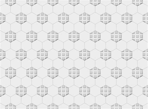 Premium Photo Seamless Modern Hexagonal Shape Tiles Pattern Wall