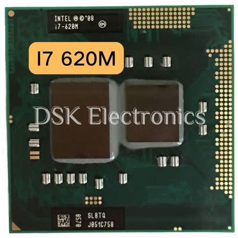 Original Intel Core I7 620m I7 620m Slbtq Slbpd Dual Core Laptop Cpu 4m 2 66ghz 3333 Mhz Socket