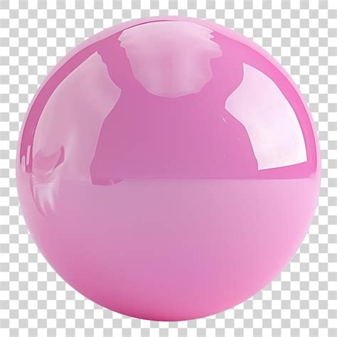 투명한 배경에 분리 된 분홍색 풍선 Png 프리미엄 Ai 생성 Psd