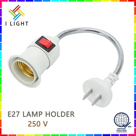 （fast Delivery）e27 Flexbie Lamp Holder Socket With Switch Led Bulb