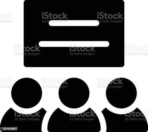 Classroom Presentation Stock Illustration Download Image Now Business Chalkboard Visual