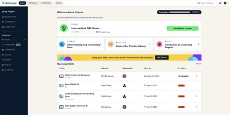 assignments overview support datacamp