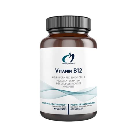 Vitamin B12 60 Lozenges Designs For Health Bodycrafters