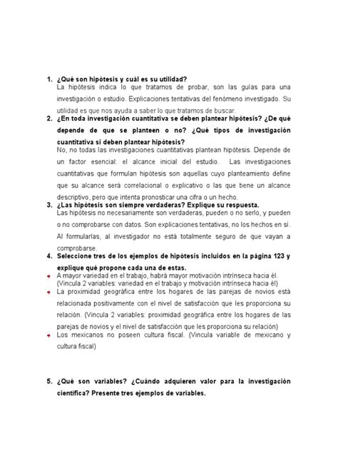 Qué Son Hipótesis Y Cuál Es Su Utilidad Pdf Hipótesis Estadísticas