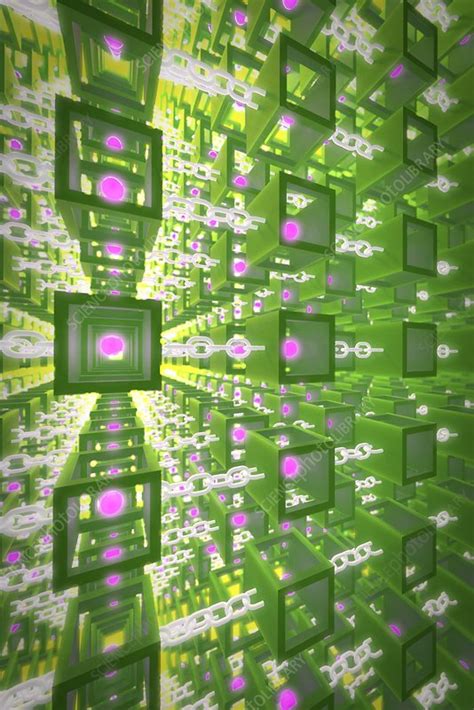 Blockchain Conceptual Illustration Stock Image C0546030 Science Photo Library