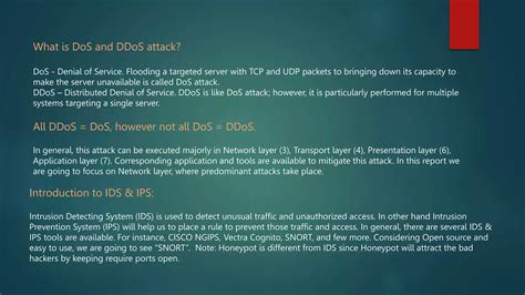 Snort Presentation Pptx Computer Networking Computing
