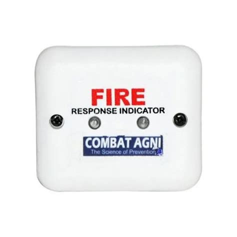 Fire Response Indicator Plastic Material White Color Wall Mount