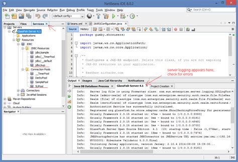 Java Enterprise Stuff Maven Javaee7 App In Netbeans 8