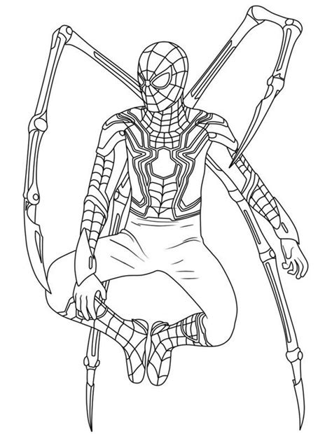 Spiderman Tegninger Farvelæg Print And Download【2025