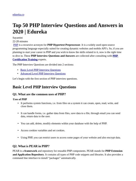 Php Questions Pdf Php Cookie