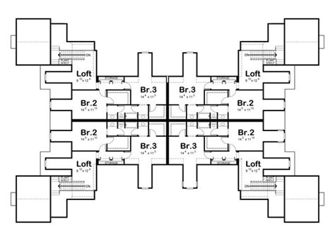 24 Best 4 Plex Plans Images On Pinterest Floor Plans House