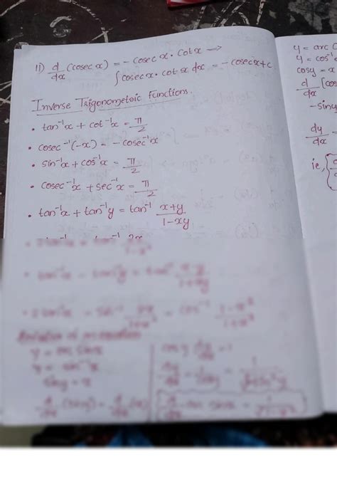 Solution Equations Of Integrals And Inverse Trigonometric Equations