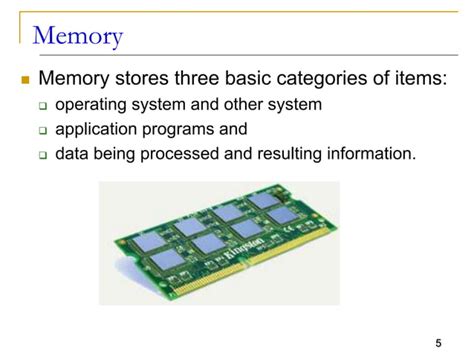 Ict Lecture07primary Memory And Its Typespptx
