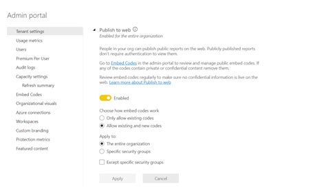 Power Bi Embedded Reports Basic Visualizations