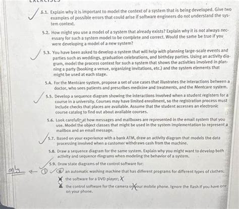 Solved 51 Explain Why It Is Important To Model The Context Of A